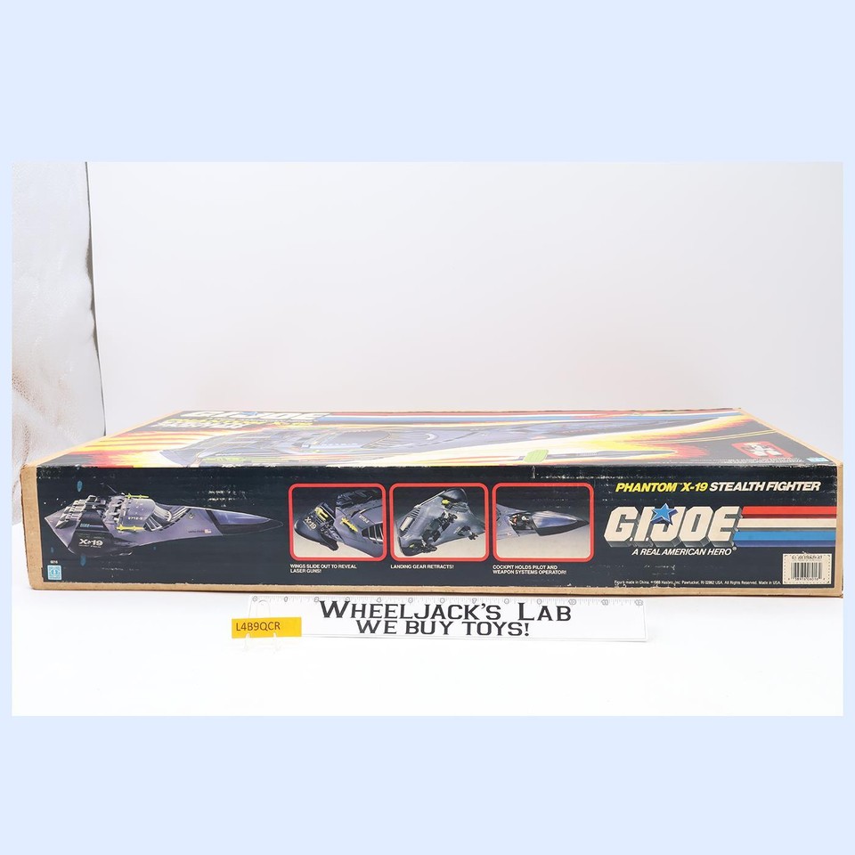 Phantom X-19 Stealth Fighter W/ Ghostrider GI Joe 1988 Hasbro Vehicle ...