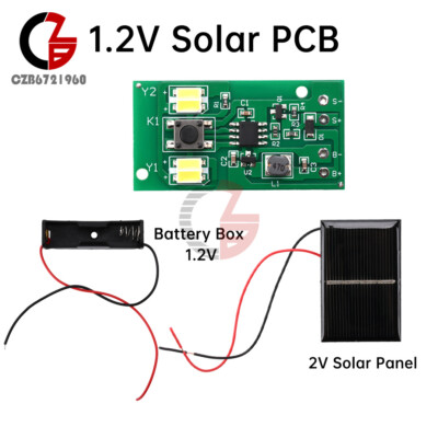 1.2V Dual Color White + Warm Solar Light Circuit Board Lawn Light ...