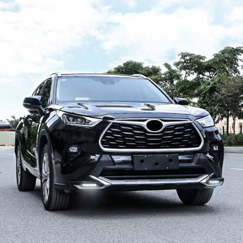 Black LED Front Bumper Diffuser Spoiler Board For Toyota Highlander ...