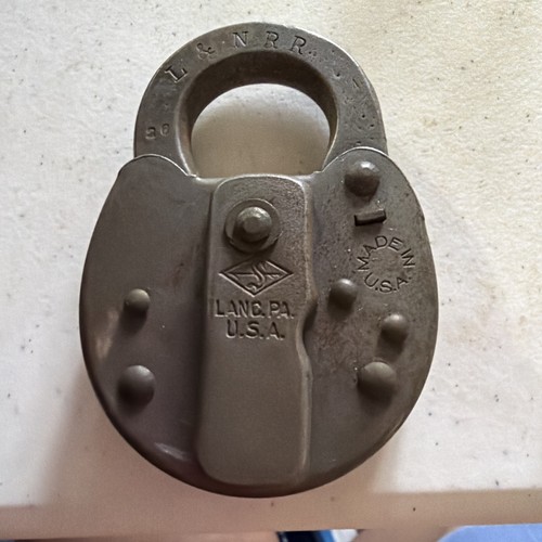 Vintage Slaymaker L & N Railroad Padlock Louisville & Nashville RR ...