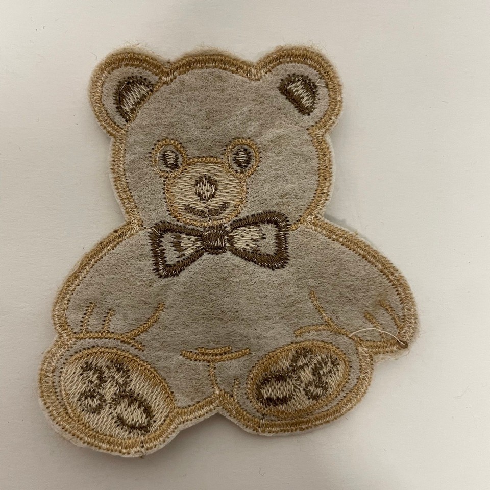 Large Lot of 18 Brown Furry Teddy Bear Plush Sew On Appliques Patches 3 ...