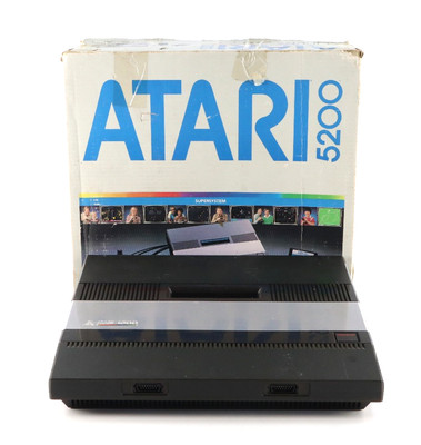 Vtg 1982 Atari 5200 Game System Console Tested W/ Inserts & Paperwork ...