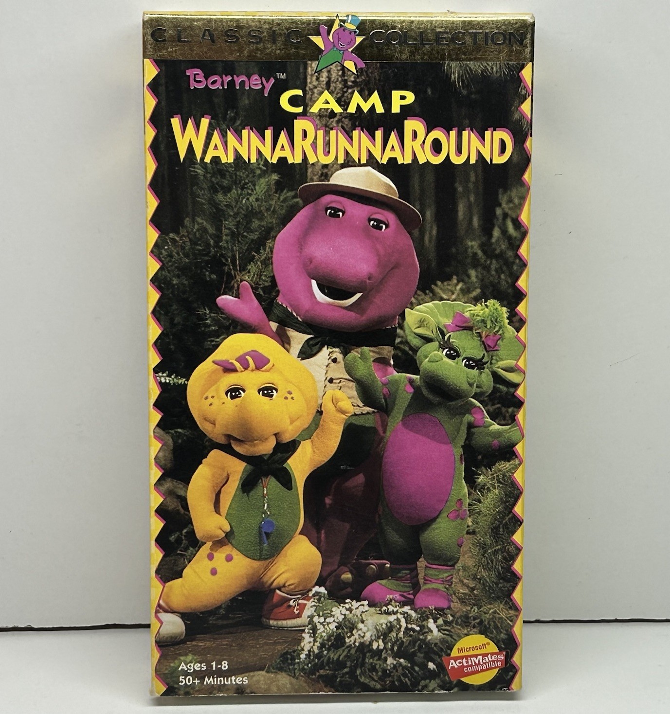 Barney Camp WannaRunnaRound Classic Collection VHS Video Tape Wanna Run ...