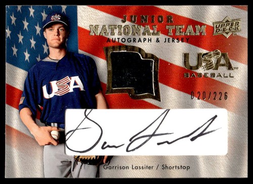 2008 Upper Deck #USJR-GL Garrison Lassiter BASEBALL USA | eBay