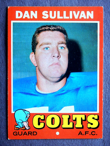Dan Sullivan #108 Topps 1971 Football Card (Baltimore Colts) *VG | eBay