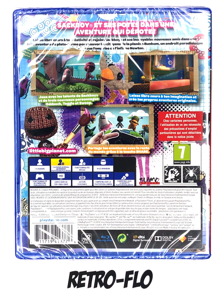 LittleBigPlanet 3 Edition Playstation Hits - Game PS4 Sony Playstation ...