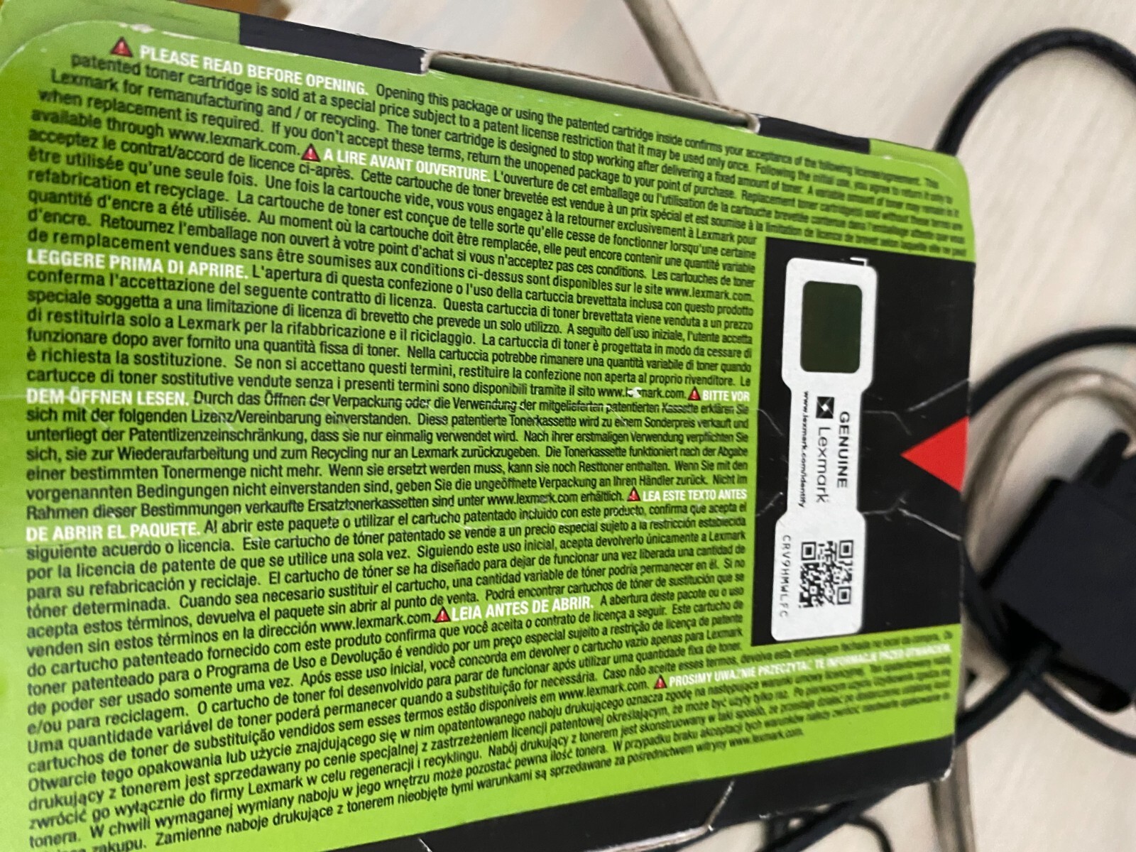 Original Lexmark 24B6008 Toner Cyan for Xc2132 3000 Pages for sale ...