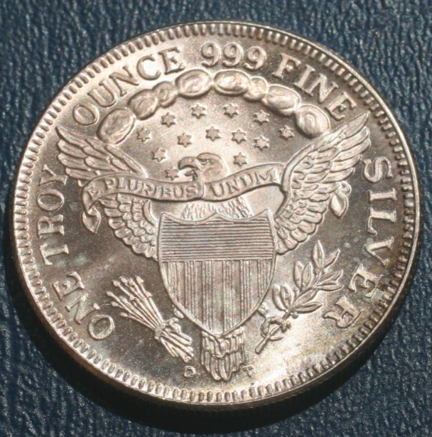 1 OZ LIBERTY BUST .999 Fine Silver Gorgeous Silver Round | eBay