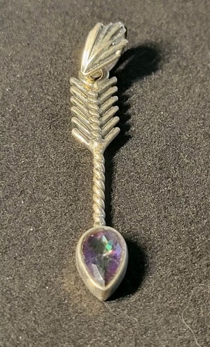 Arrow Mystic Topaz 925 Sterling Silver Pendant Jewelry 1557 | eBay