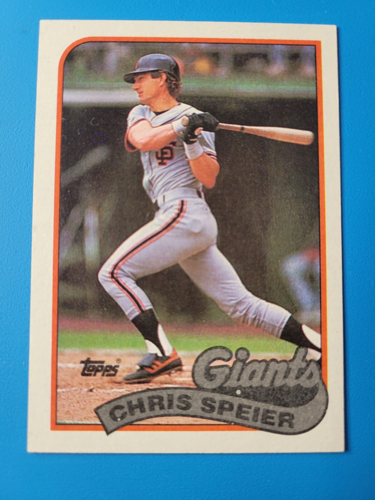 Chris Speier Baseball Card -- 1989 Topps #94 -- San Francisco Giants | eBay