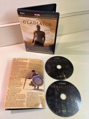 Gladiator DVD, Original 2000 Thriller, Russell Crowe, Ridley Scott ...