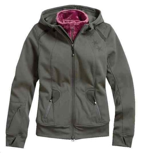 Harley-Davidson Women's Thistle Mid-Layer Jacket, Castor Gray 97590 ...