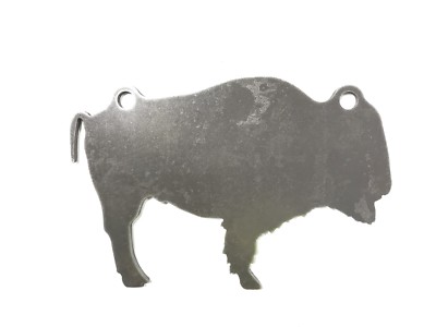 AR500 Bison Buffalo Silhouette Animal Steel Target Gong 12”X 8”X 5/8 ...