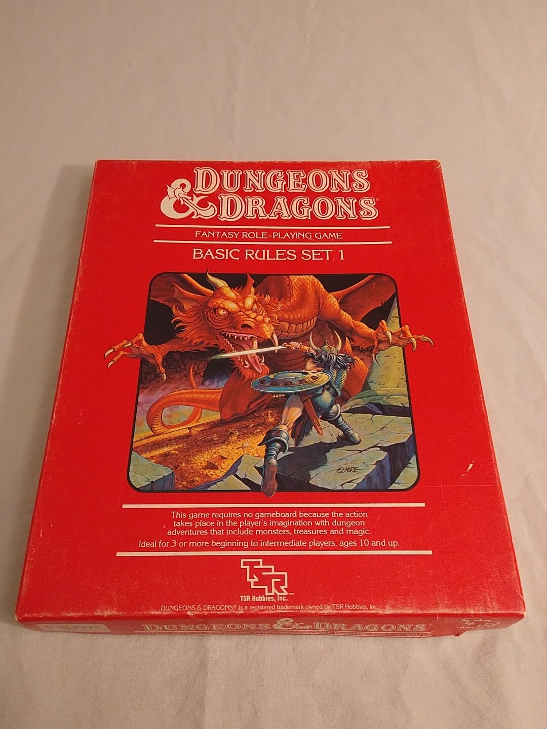 Dungeons & Dragons Basic Rules Boxed Set BECMI w/crayon & sealed dice ...