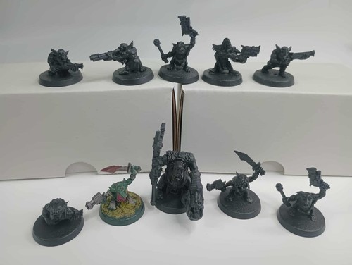 Warhammer 40k Ork Runtherd & gretchin x9 [LOT D] | eBay