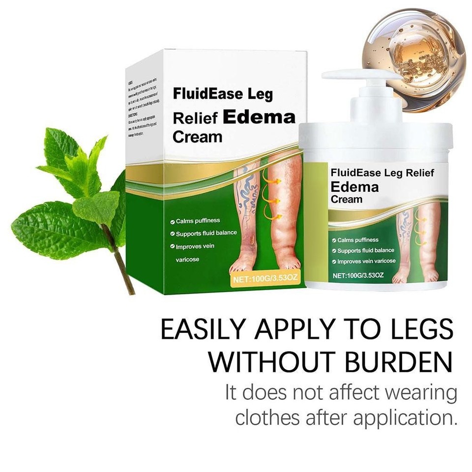 Leg Therapy Edema Cream Anti Swe lling Cream For Legs Swelling, New Leg ...