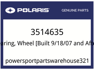 Polaris OEM Part 3514635 BEARING-WHEEL,40X74X40MM | eBay