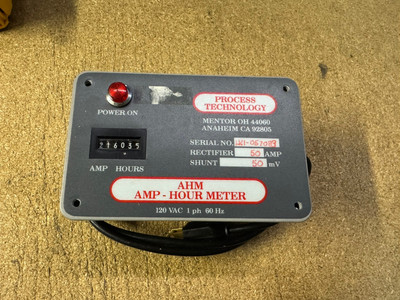 Process Technology AHM AMP - Hour Meter Rectifier 50 AMP SHUNT 50 Mv | eBay