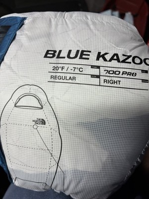 The North Face Blue Kazoo 20F -7C 700 Pro Down Sleeping Bag Long New ...