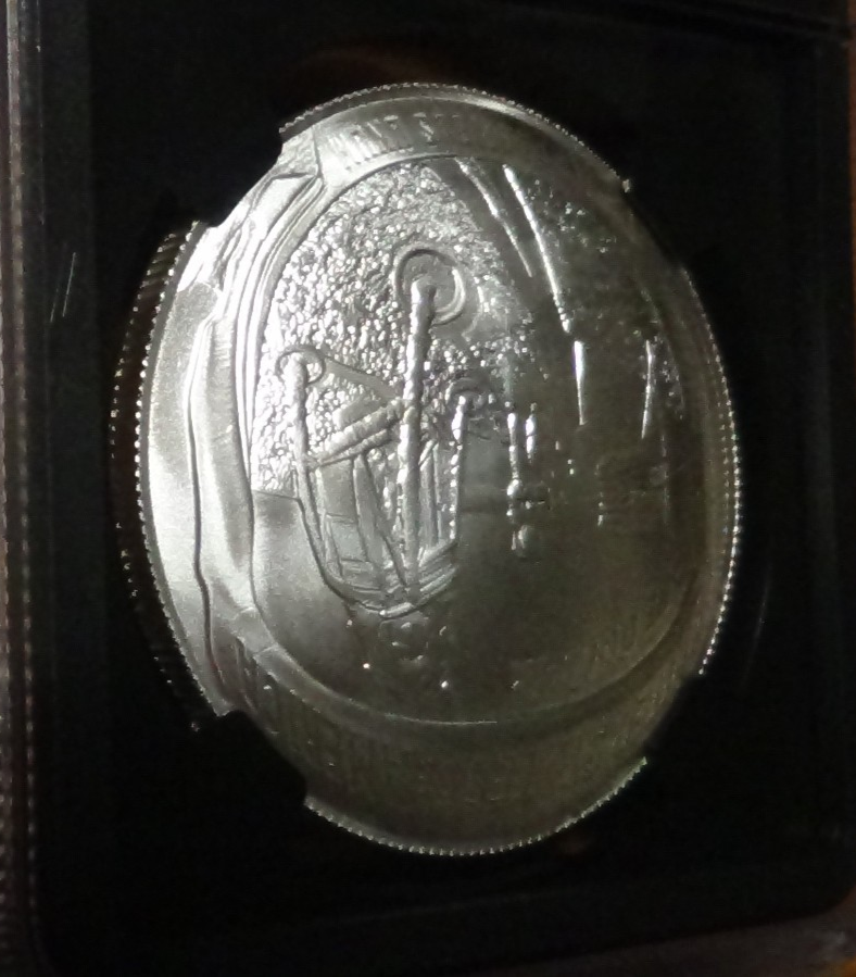 2019 P NGC MS 70 Apollo 11 MOON 50th Anniversary Silver Dollar ...