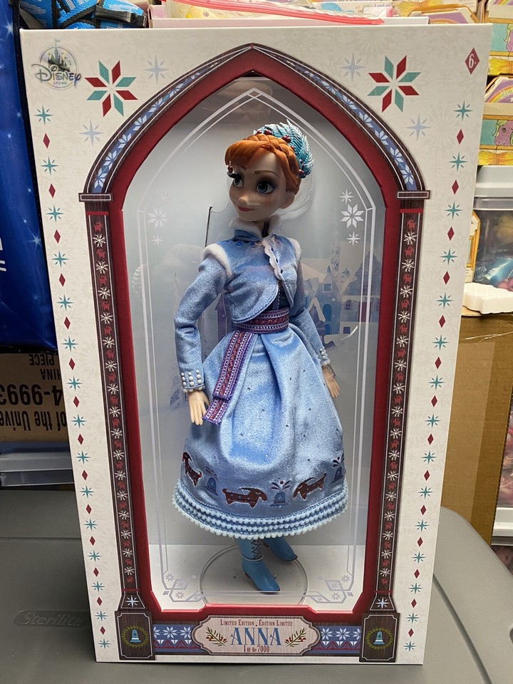 Disney’s Frozen 17” Olaf's Frozen Adventure Anna Doll LE Disney Store ...