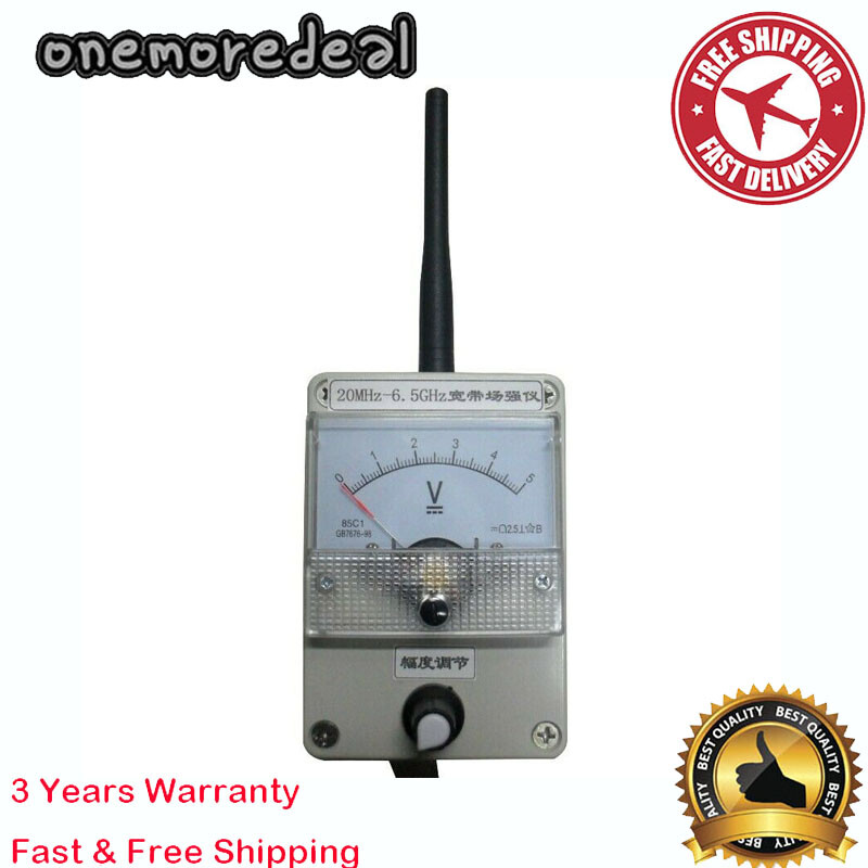 20MHz-6.5GHz Broadband Field Strength Meter RF Field Intensity Meter # ...