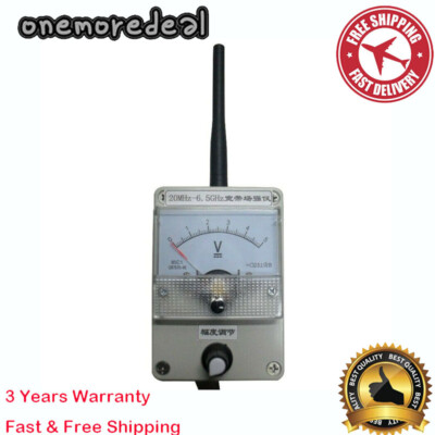 20MHz-6.5GHz Broadband Field Strength Meter RF Field Intensity Meter # ...