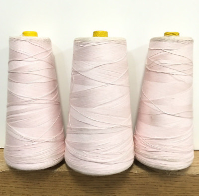 United Thread Mills Super Trio Sewing Serger Cone 3 Spool Lot Pink ...