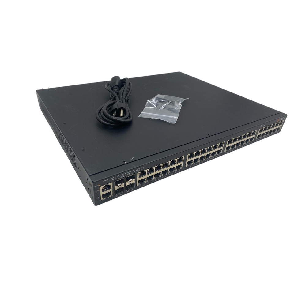 Brocade ICX 6430-48P | 48x Gigabit Ethernet PoE+ Ports | 4x SFP Ports ...