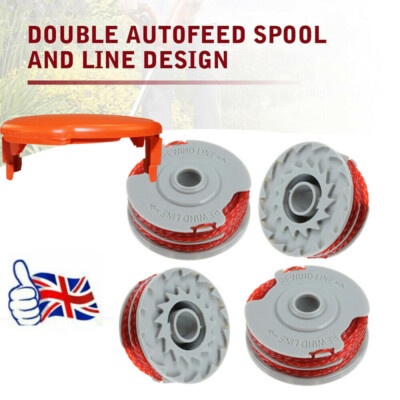 Strimmer Trimmer Spool & Lines& Cap For Flymo Contour 500 Power Plus ...
