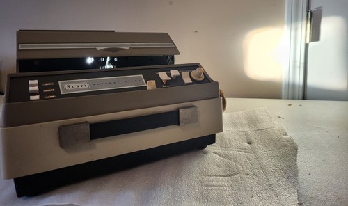 Vintage SEARS Automatic 500 No. 9895 SLIDE PROJECTOR Blower and Lamp ...