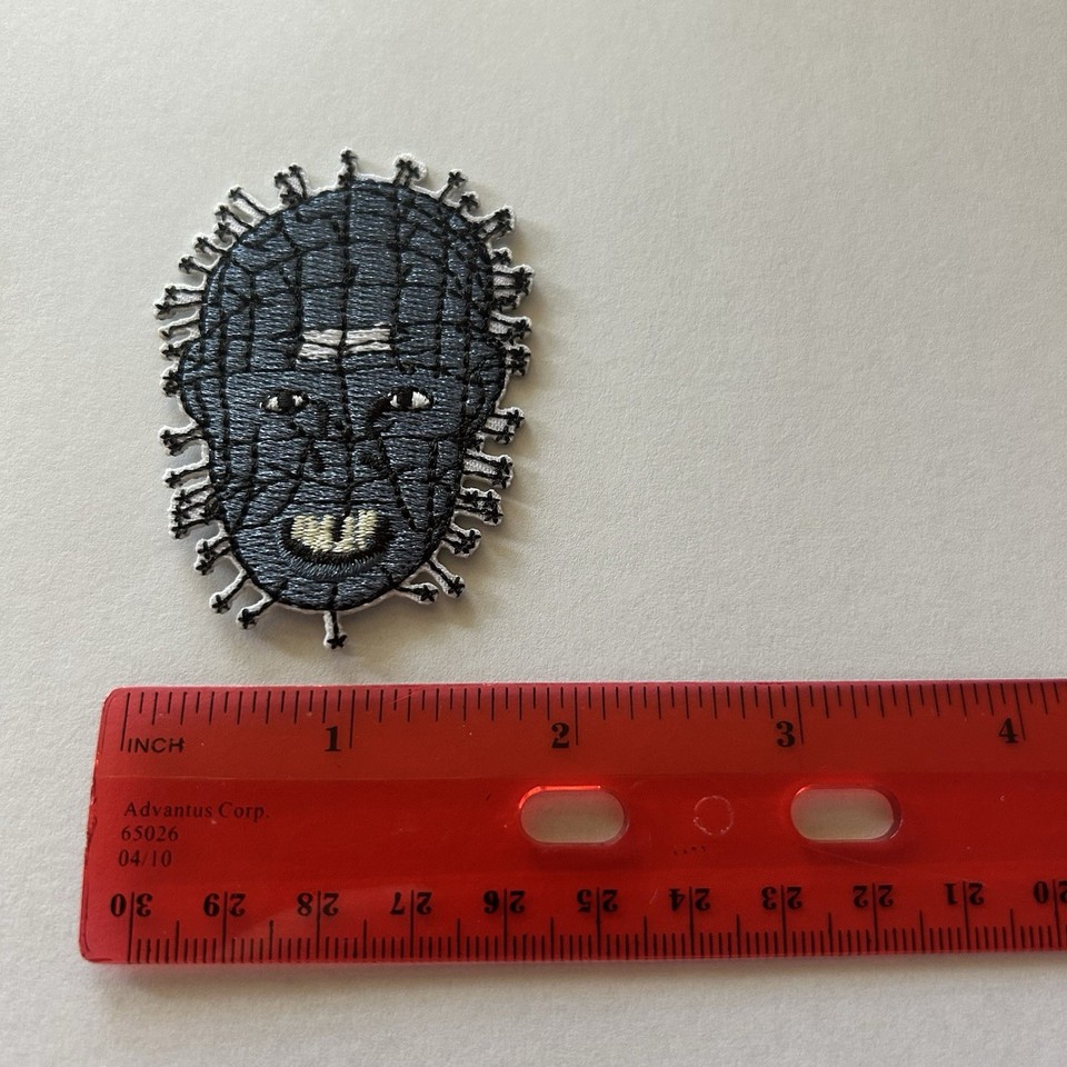 Pinhead Hellraiser Patch Horror Movies Goth Punk Embroidered Iron On ...