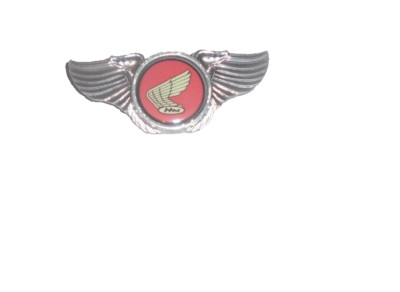 Vintage HONDA Motorcycle Street Road Trail Biker Jacket Vest Wing Pin ...