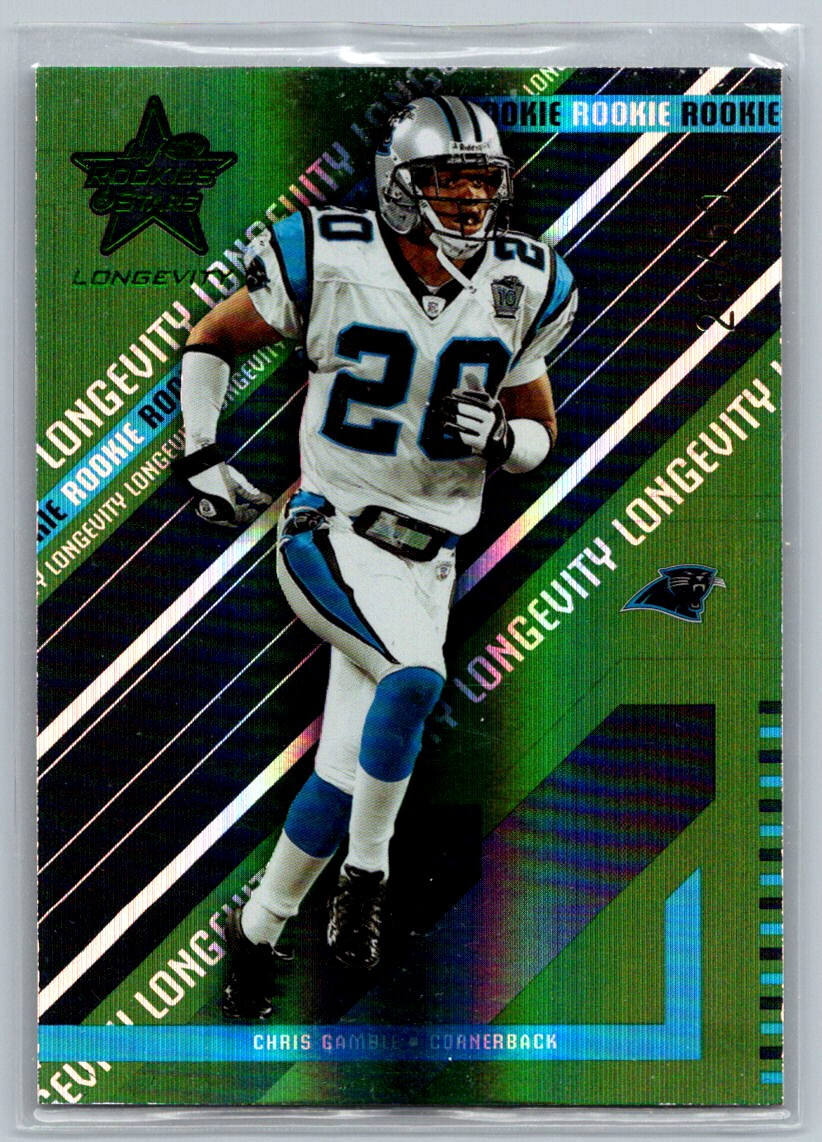 2004 Leaf Rookies & Stars Longevity - Emerald #210 Chris Gamble /50 (RC ...