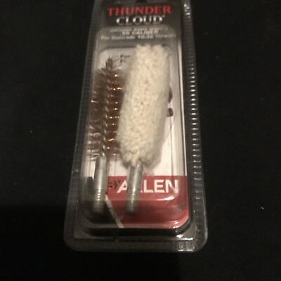 Allen Thunder Cloud 50 Caliber Bore Brush and Swab 10-32 Threads “black ...