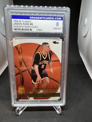 1994 Classic Gold Rookie of the Year Sweepstakes Jason Kidd GMC 8 Cal ...