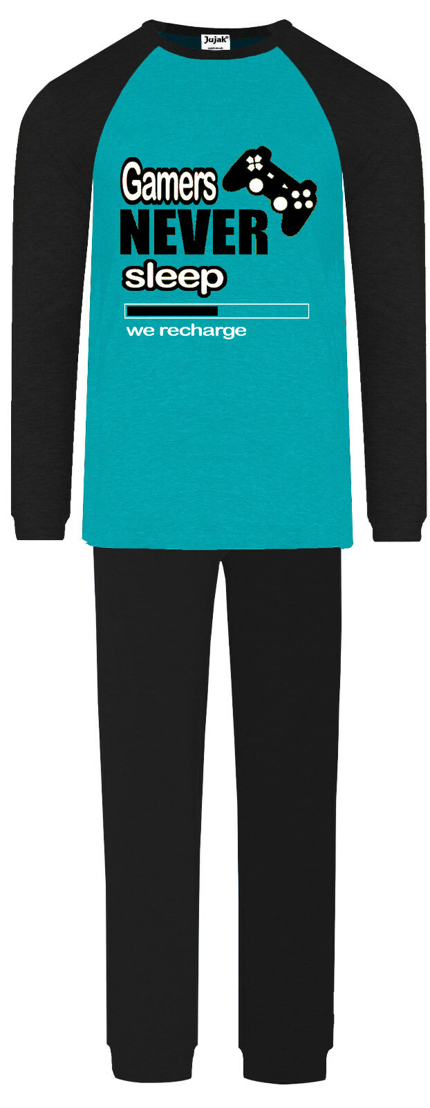 Jujak Boys Gaming Pyjamas Pjs Gamers Never Sleep Premium & Prestige ...