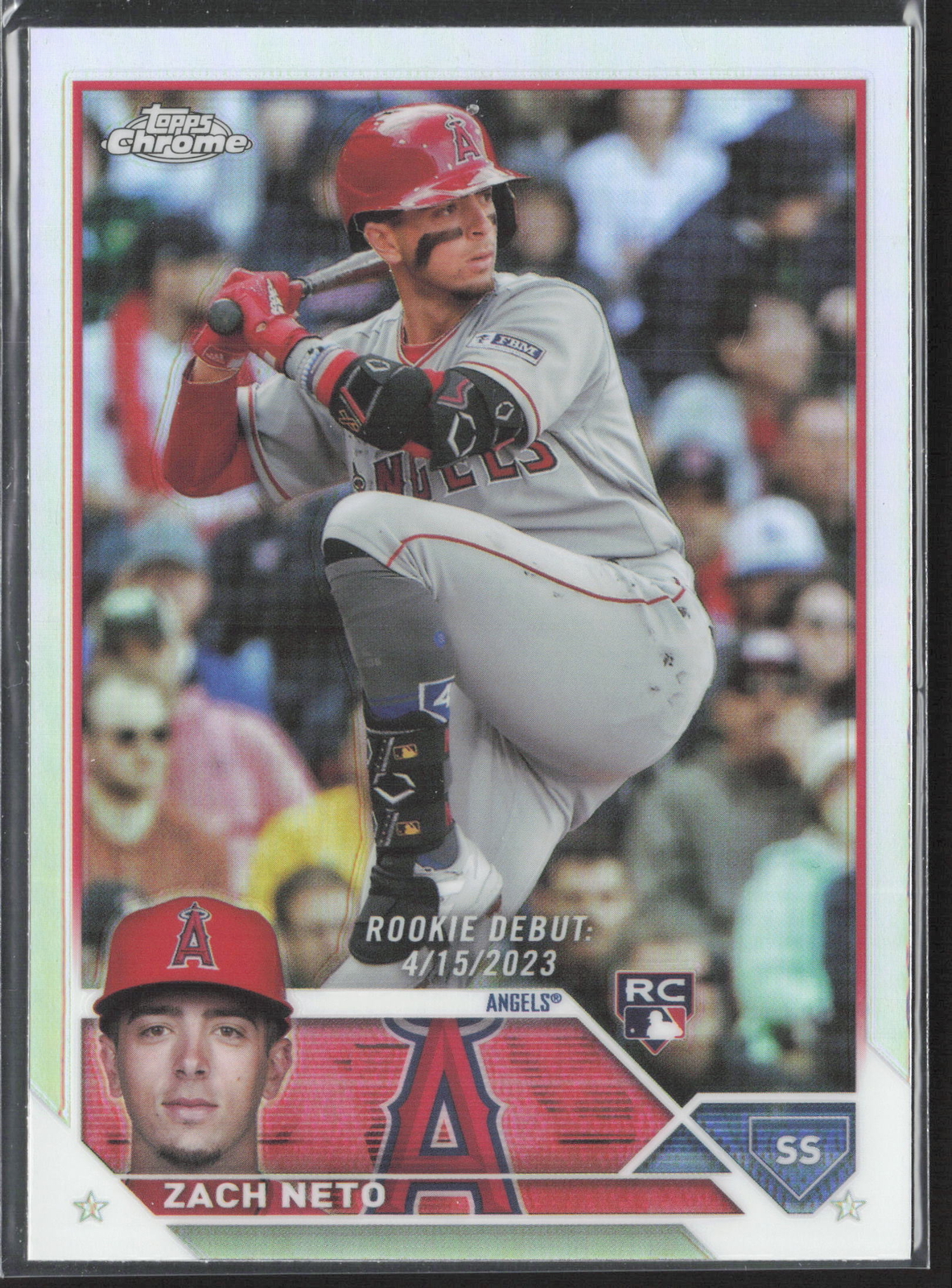2023 Topps Chrome Update #USC95 Zach Neto Rookie RC Standard Refractor | eBay