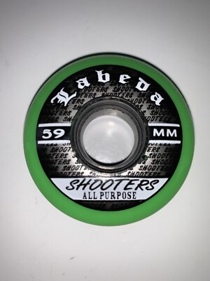 Labeda Shooters 59mm All Purpose InLine Skate Wheel Green | eBay