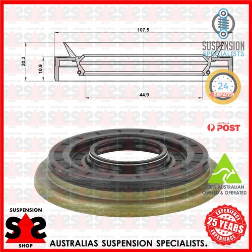 Rear Axle Shaft Seal, Differential Suit MERCEDES-BENZ Vito Van (W447 ...