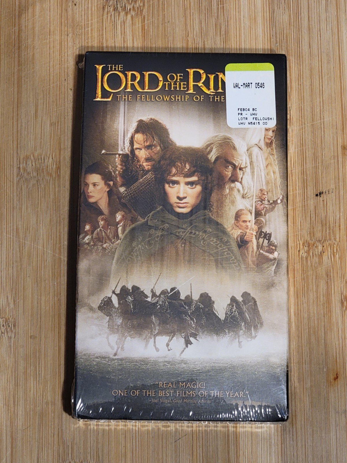 Lord Of The Rings: The Fellowship Of The Ring (VHS, 2001)Factory Sealed ...