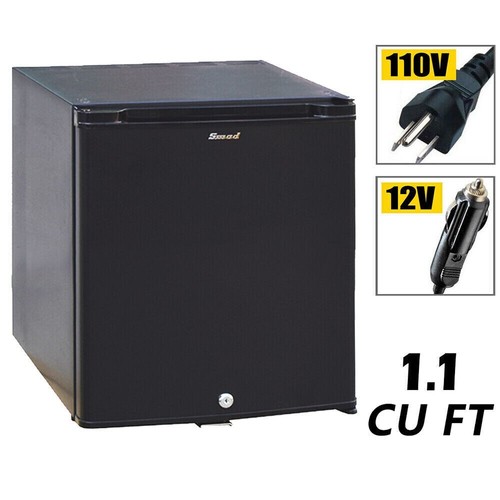 2-Way Fridge 12V/110V Travel Car Refrigerator RV Truck Cooler 1.0 cu ft ...