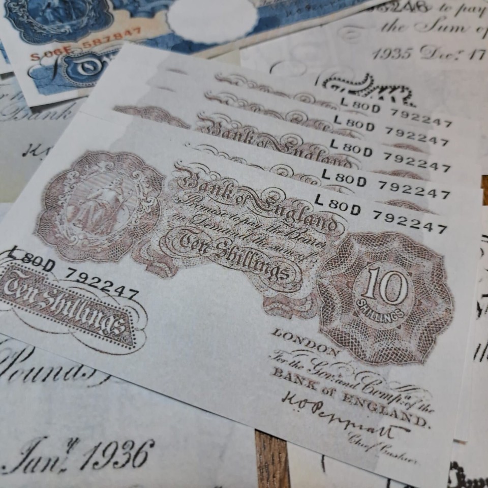 WW2 Repro Currency Bank Notes Reenactment & soldiers Pocket Litter ...