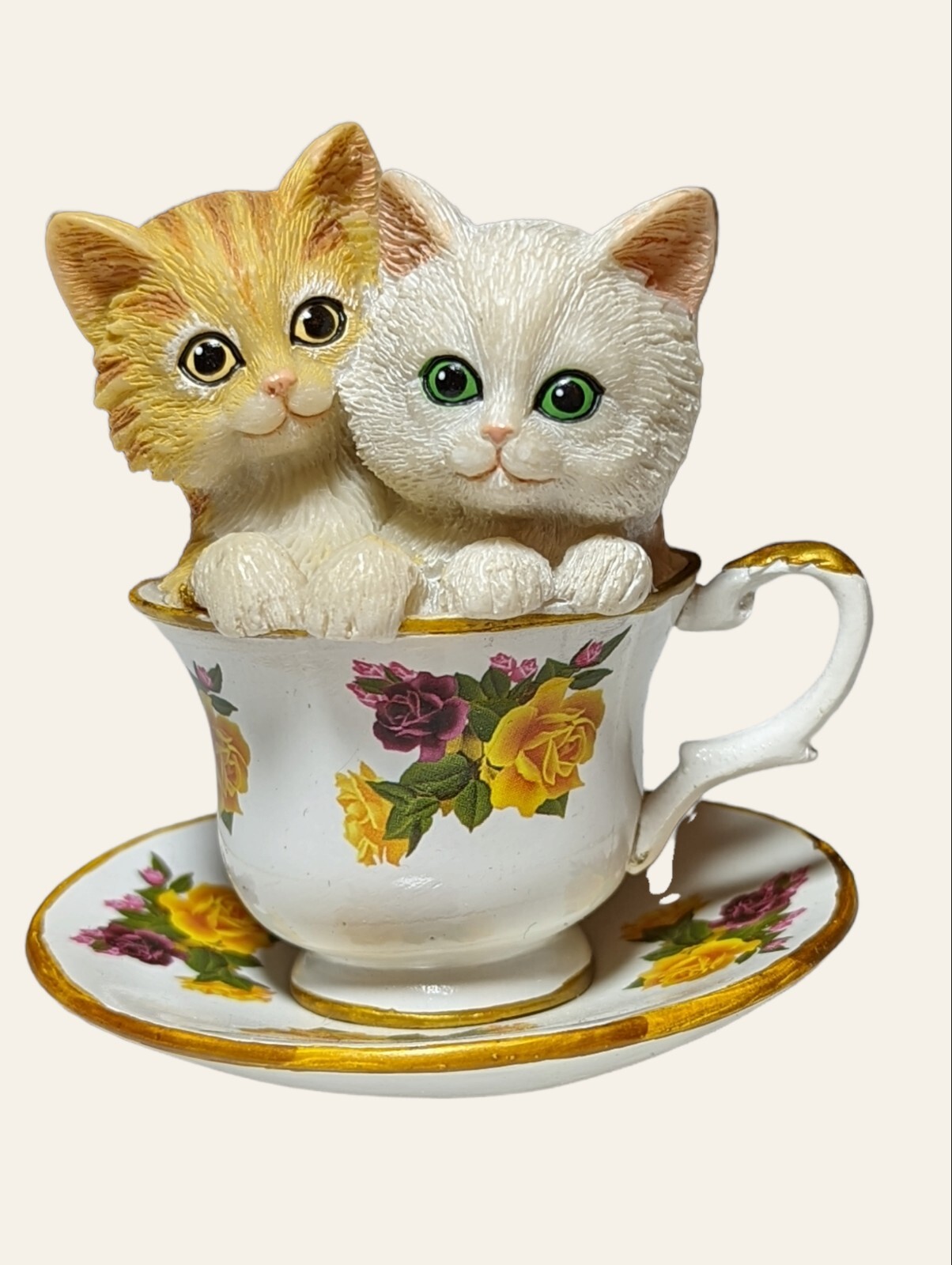 Hamilton Collection PurrFectly TeaLightful Curio Cats A Teaspoon Of ...