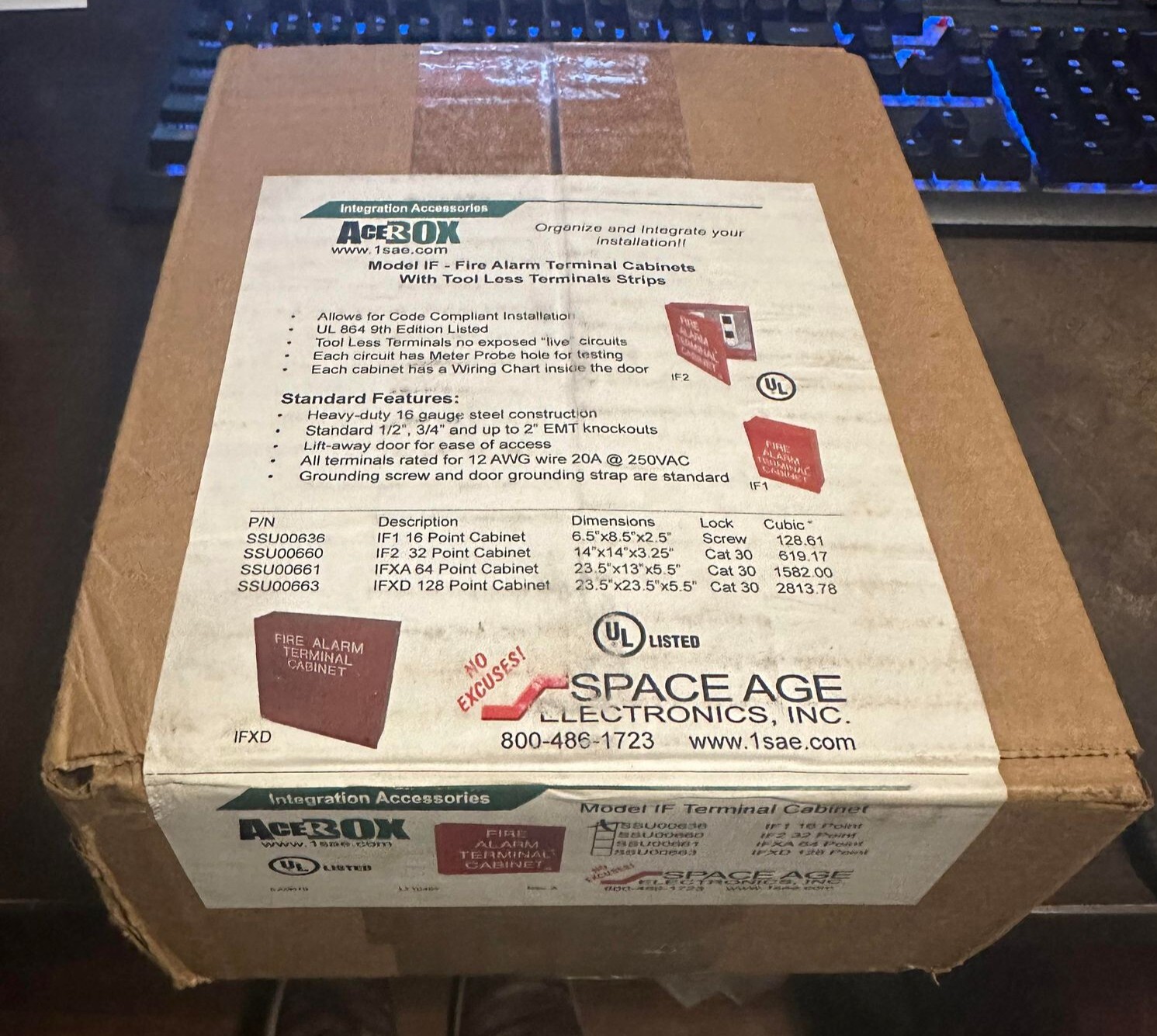 Space Age Electronics SSU00635 Tc1 18 Point Terminal Cabinet for sale ...