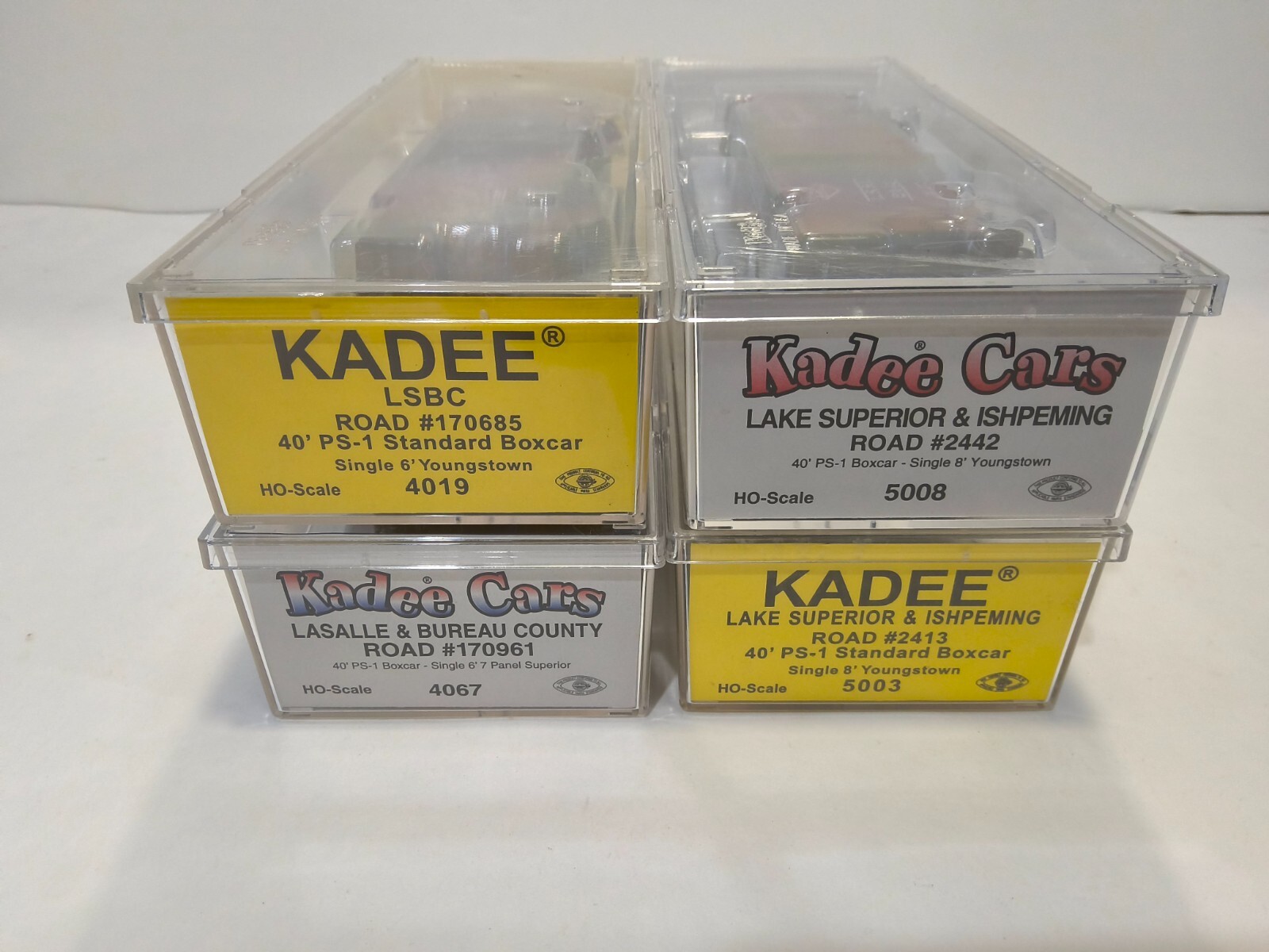 4 Kadee cars 2 Lake Superior & Ishpeming , 2 Lasalle & Bureau County | eBay