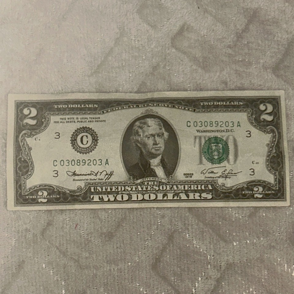 1976 $2 Bill with Double Digits Very Rare Great Condition Circulated | eBay
