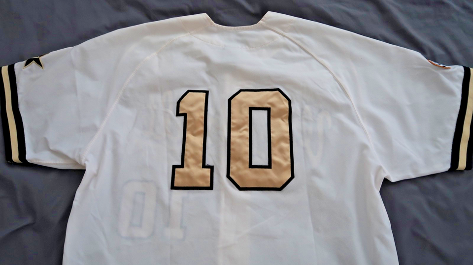 Vanderbilt Home Game Jersey White Sz 48 Embroidered Nike CWS #10 John ...