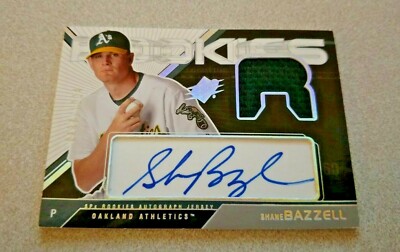 2003 SPX Spectrum Rookies Autograph #170 Shane Bazzell Oakland A's ...