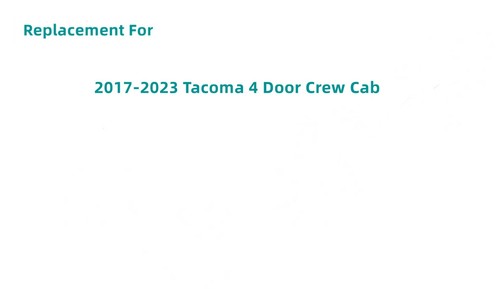 Power Sliding Back Window Glass Rear Slider W/Logo OE For 17-23 Toyota ...